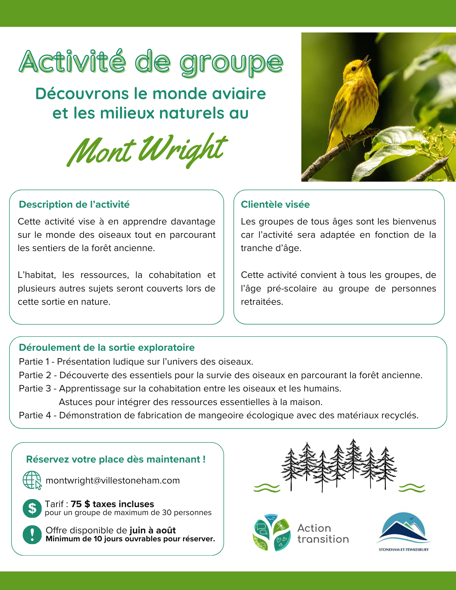 Parc du Mont Wright | Stoneham-et-Tewkesbury